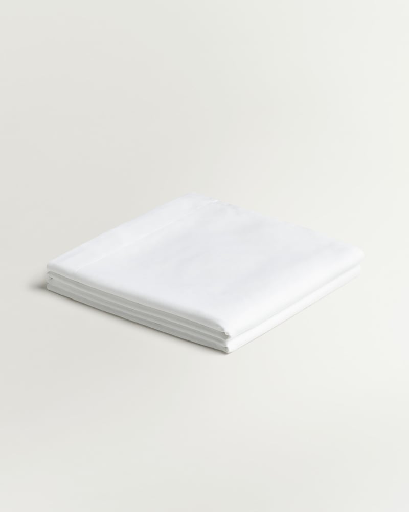 Sateen Sheet Set (5 pcs) – Crisp White | NORDIC KNOTS