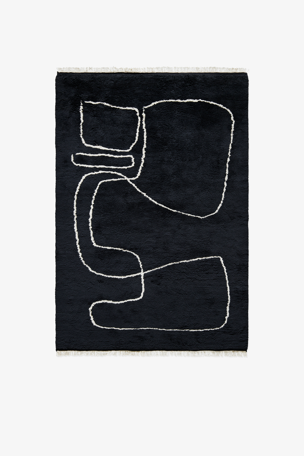 Untitled 1 – Dusty White/Black | NORDIC KNOTS