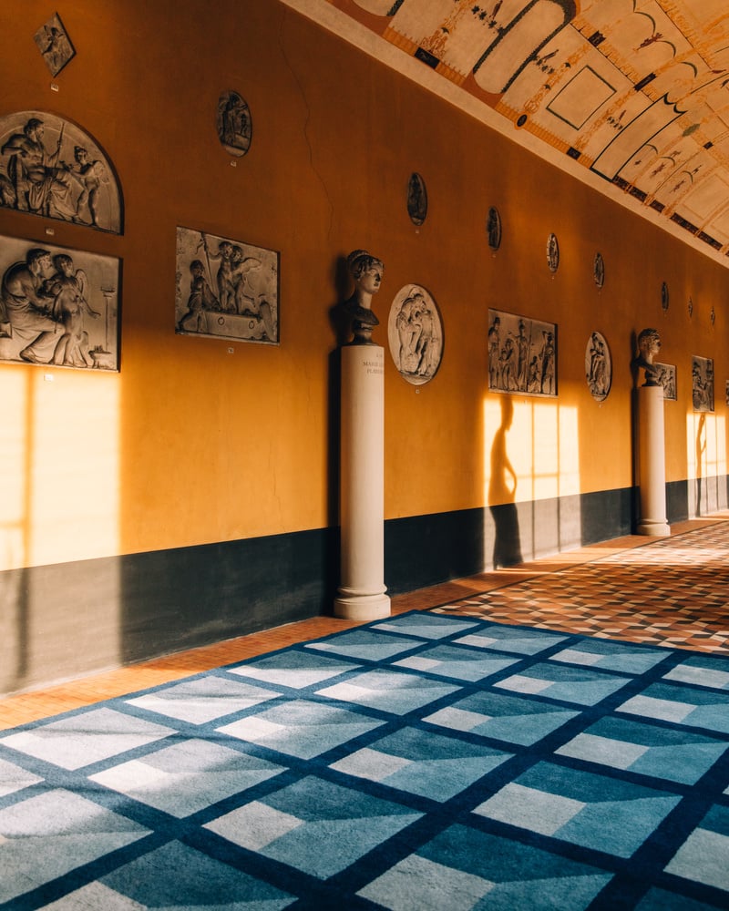 Garden Maze – Blue | By Campbell-Rey | NORDIC KNOTS