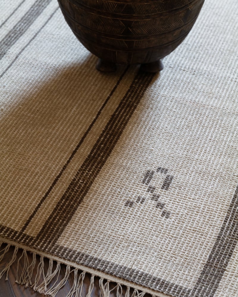 Elder 04 – Olive | High–Craft Flatweave Rug | NORDIC KNOTS