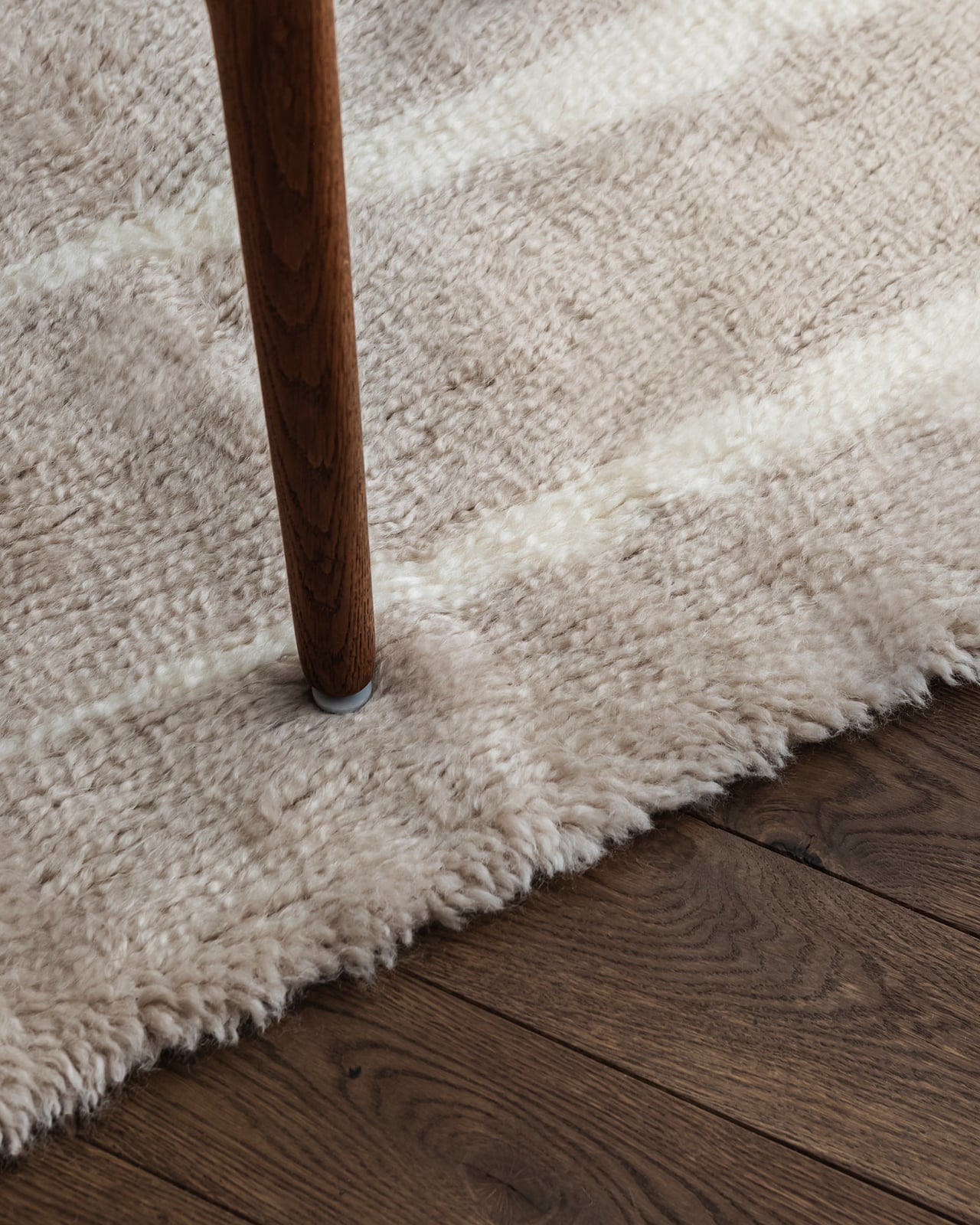 Fjord – Pale Sand | Scandinavian Shag Rug | NORDIC KNOTS