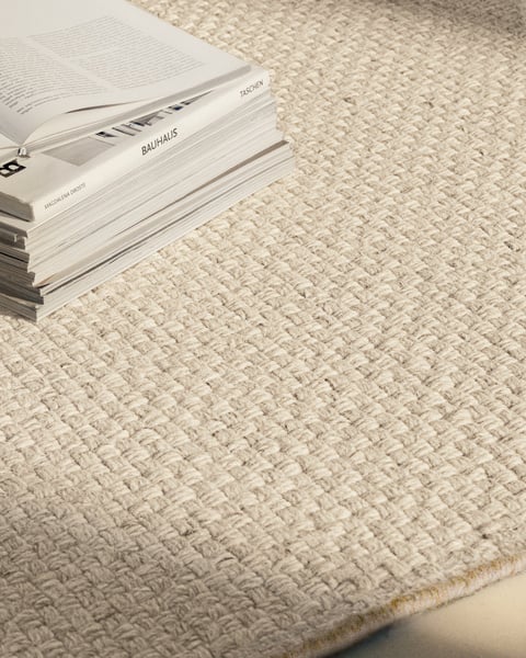 Zero Basket – Sand Mix | Natural Wool Rug | NORDIC KNOTS