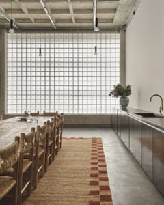 Jute Border – Red | Natural Jute Rug | NORDIC KNOTS