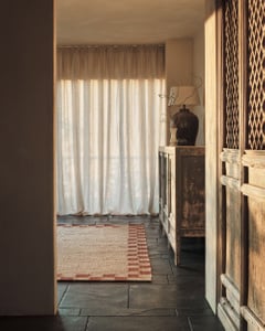 Jute Border – Red | Natural Jute Rug | NORDIC KNOTS