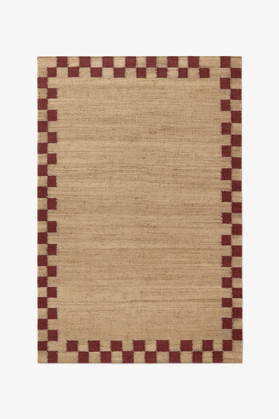Jute Border - Red | Nordic Knots