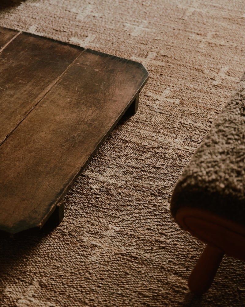 Jute Cross – Cream | Natural Jute Rug | NORDIC KNOTS