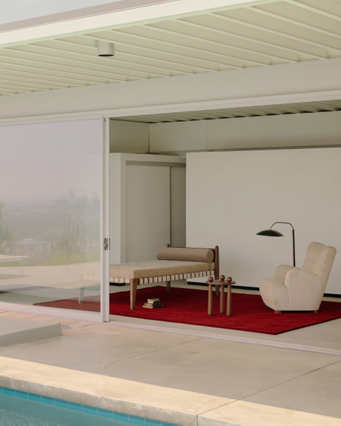 Diamond – Deep Red | Plush Textured Rug | NORDIC KNOTS