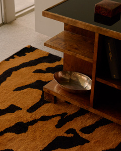 Tigris – Rust/Black | Animal Print Plush Rug | NORDIC KNOTS