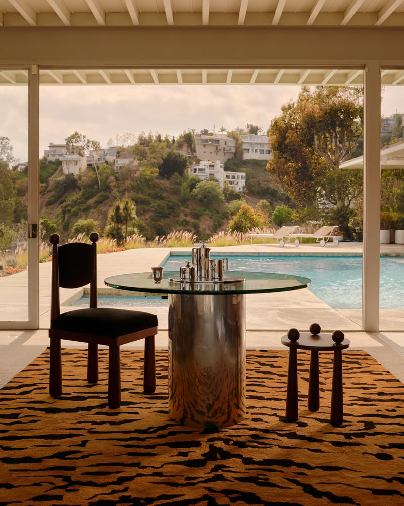 Tigris – Rust/Black | Animal Print Plush Rug | NORDIC KNOTS
