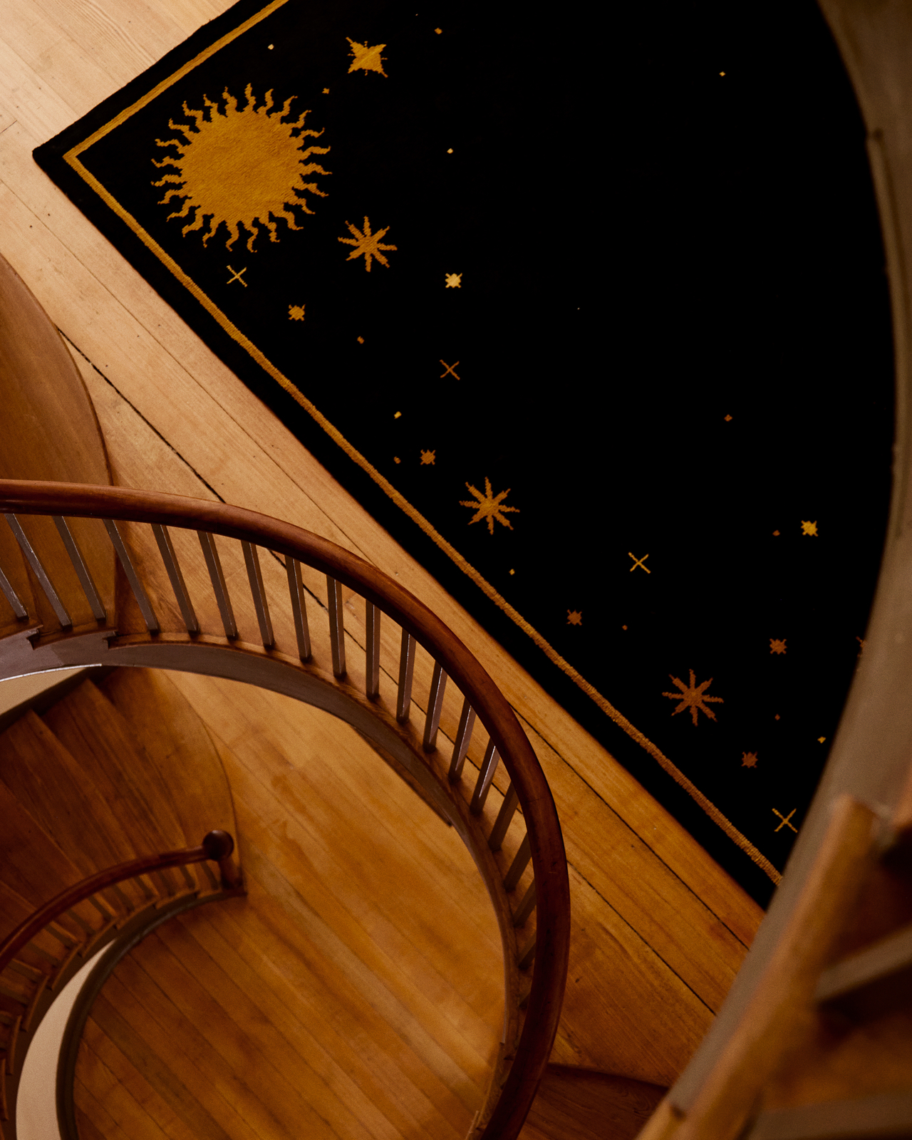 Celestial – Deep Navy/Ochre | Ash Hotels-Shenandoah Mansions | NORDIC KNOTS