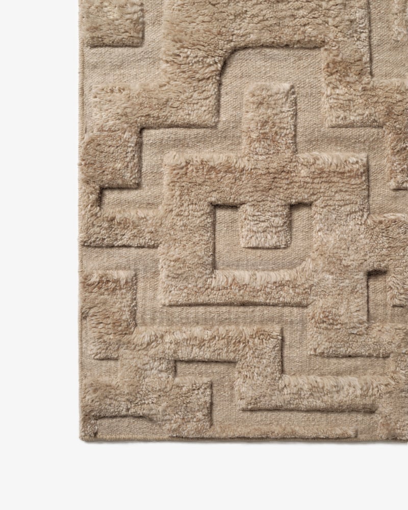 Boho – Brown Mix | Shag Textured Custom Rug | NORDIC KNOTS