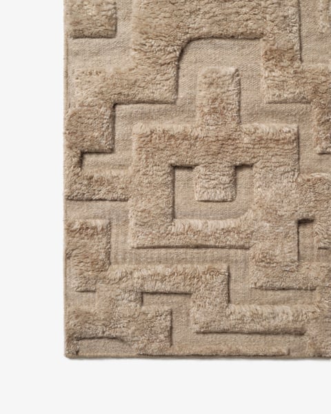 Boho – Brown Mix | Shag Textured Custom Rug | NORDIC KNOTS
