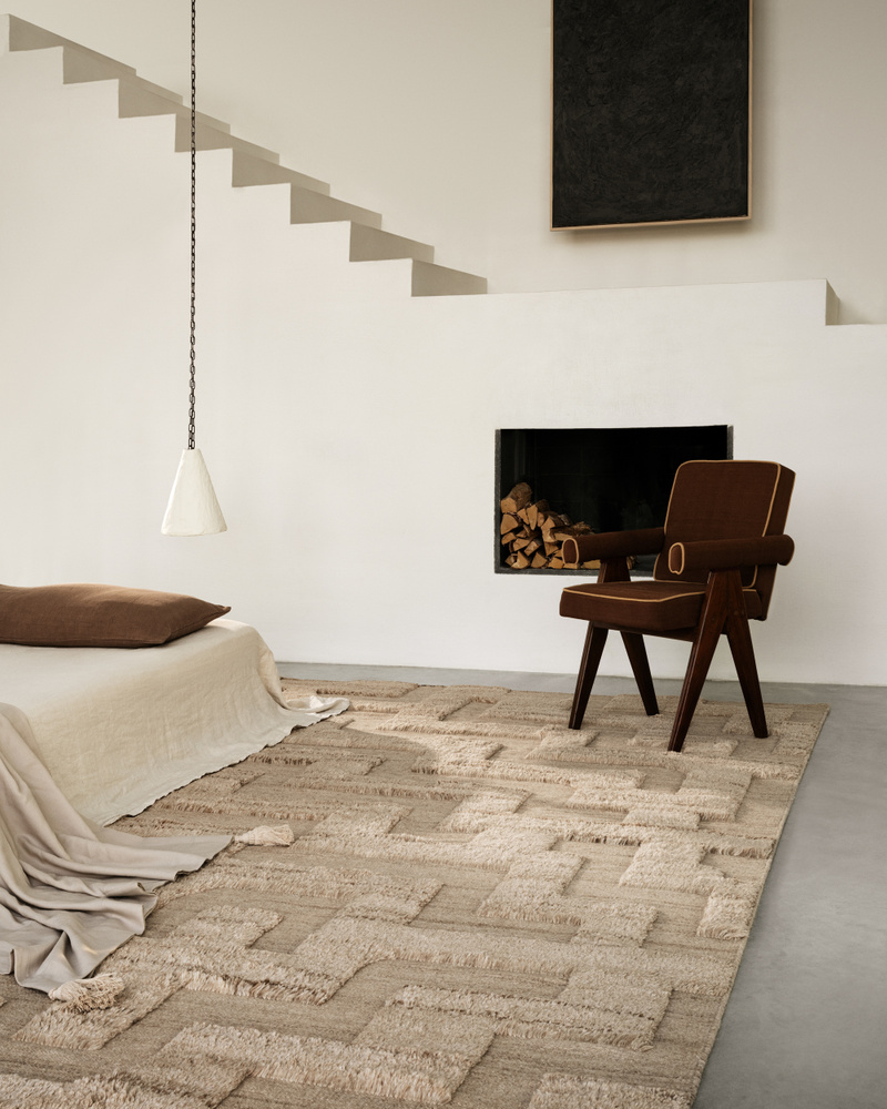 Boho – Sand Mix | Shag Textured Custom Rug | NORDIC KNOTS