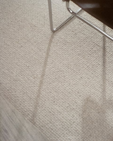 Zero Basket – Gray Mix | Natural Wool Custom Rug | NORDIC KNOTS