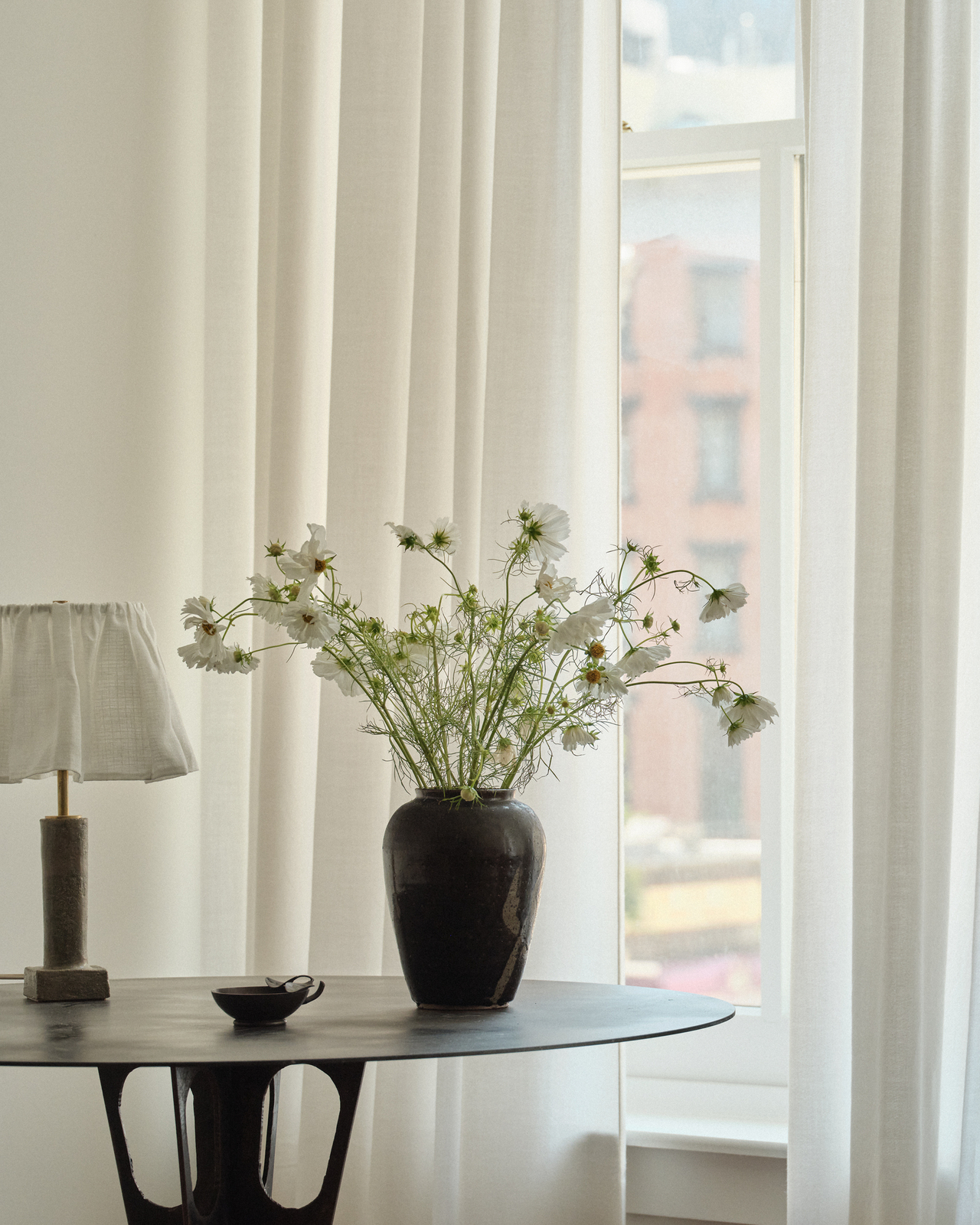 The Grand – Perfect White | Light-Filtering Luxurious Wool Curtain ...