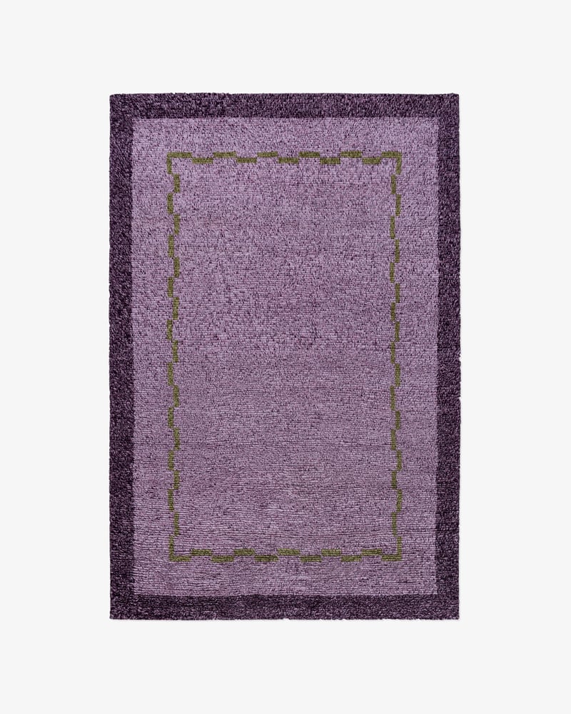 Ryya 01 – Lilac | Scandinavian Shag Rug | NORDIC KNOTS