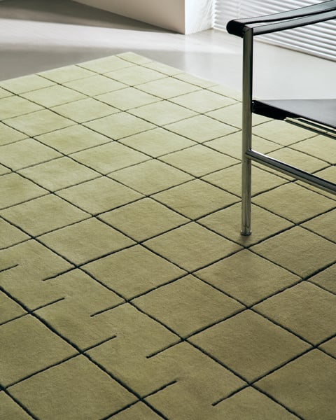 Grid – Pistachio/Black | Modern Area Rug | NORDIC KNOTS