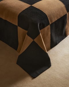 Square Kilim – Tobacco | Patterned Bedspread | NORDIC KNOTS