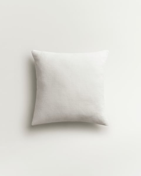 Studio Linen – White | 100% Linen Bedspread | NORDIC KNOTS
