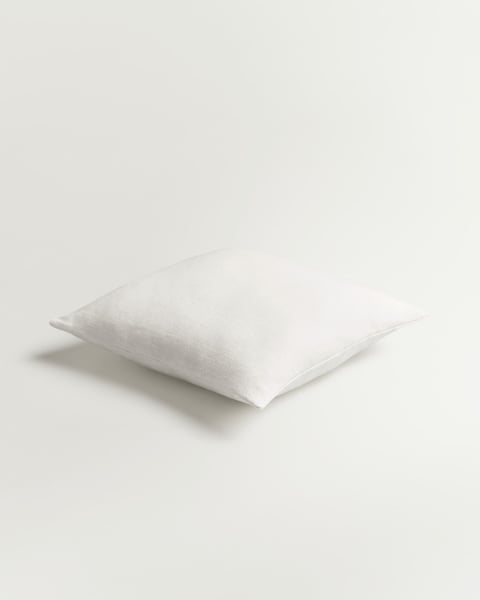 Studio Linen – White | 100% Linen Cushion Cover | NORDIC KNOTS UK
