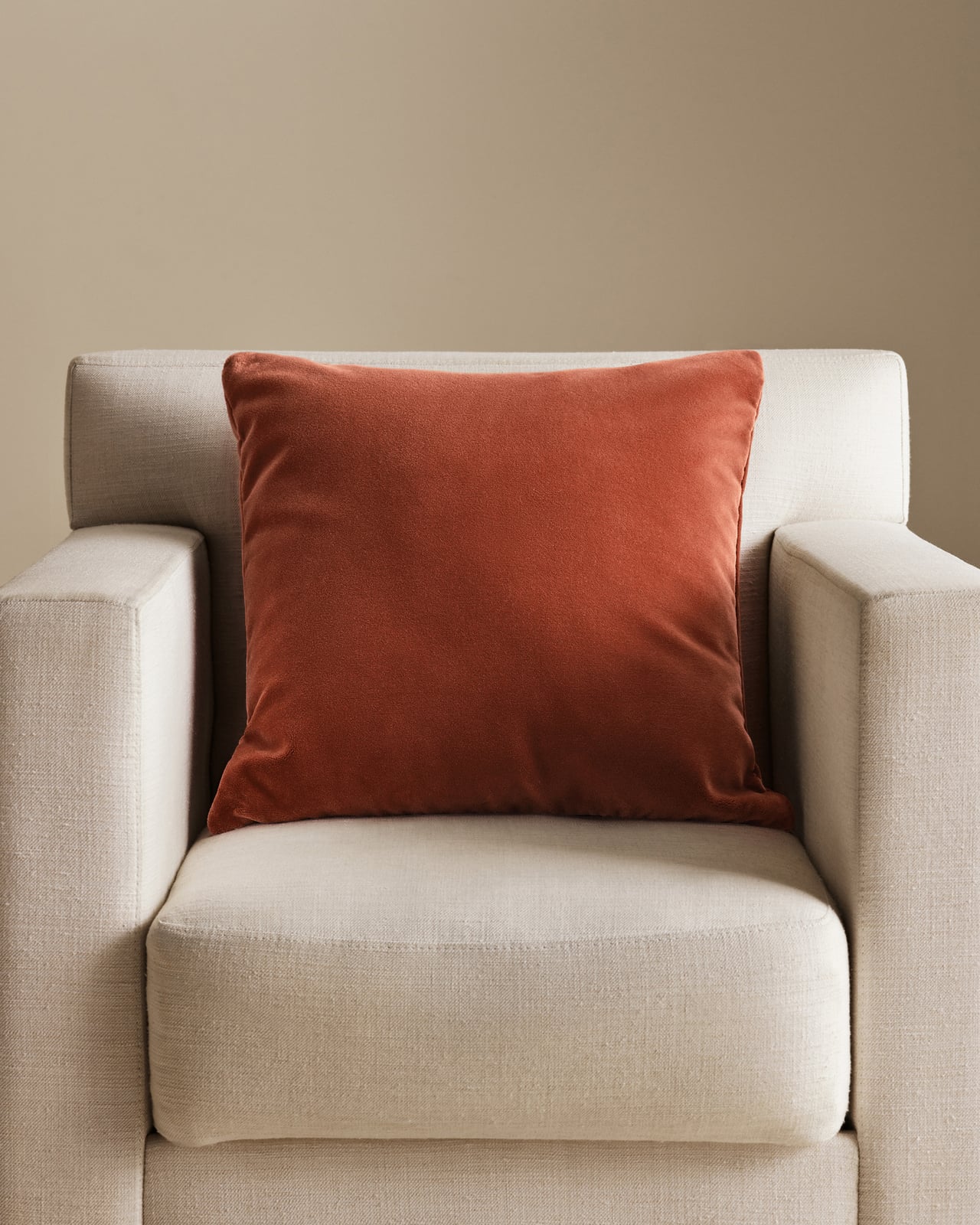 Teddy Velvet – Rust | Plush Velvet Pillow Case | NORDIC KNOTS