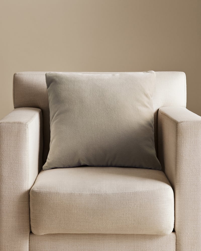 Teddy Velvet – Stone | Plush Velvet Pillow Case | NORDIC KNOTS