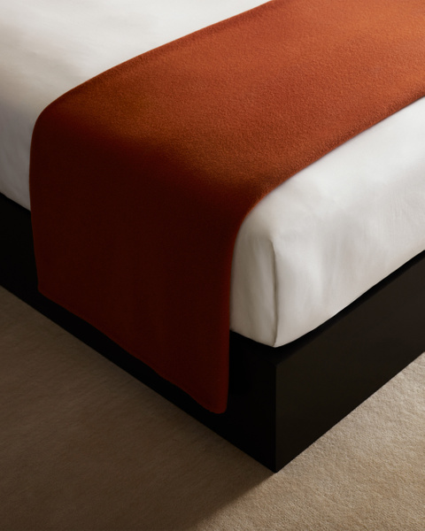 Heritage – Rust | Cashmere Blend Throw | NORDIC KNOTS