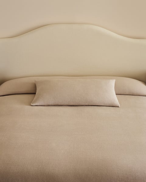 Studio Linen – Sand | 100% Linen Bedspread | NORDIC KNOTS